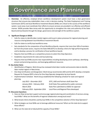 WIOA CONFERENCE AGENDA-Work Group Discussion Docs | PDF
