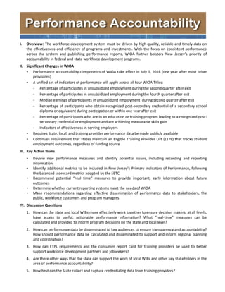 WIOA CONFERENCE AGENDA-Work Group Discussion Docs | PDF