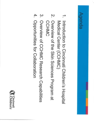 Skin Sciences Capabilities at CCHMC | PDF