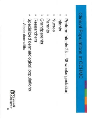Skin Sciences Capabilities at CCHMC | PDF