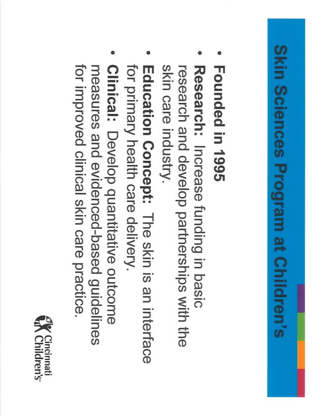 Skin Sciences Capabilities at CCHMC | PDF