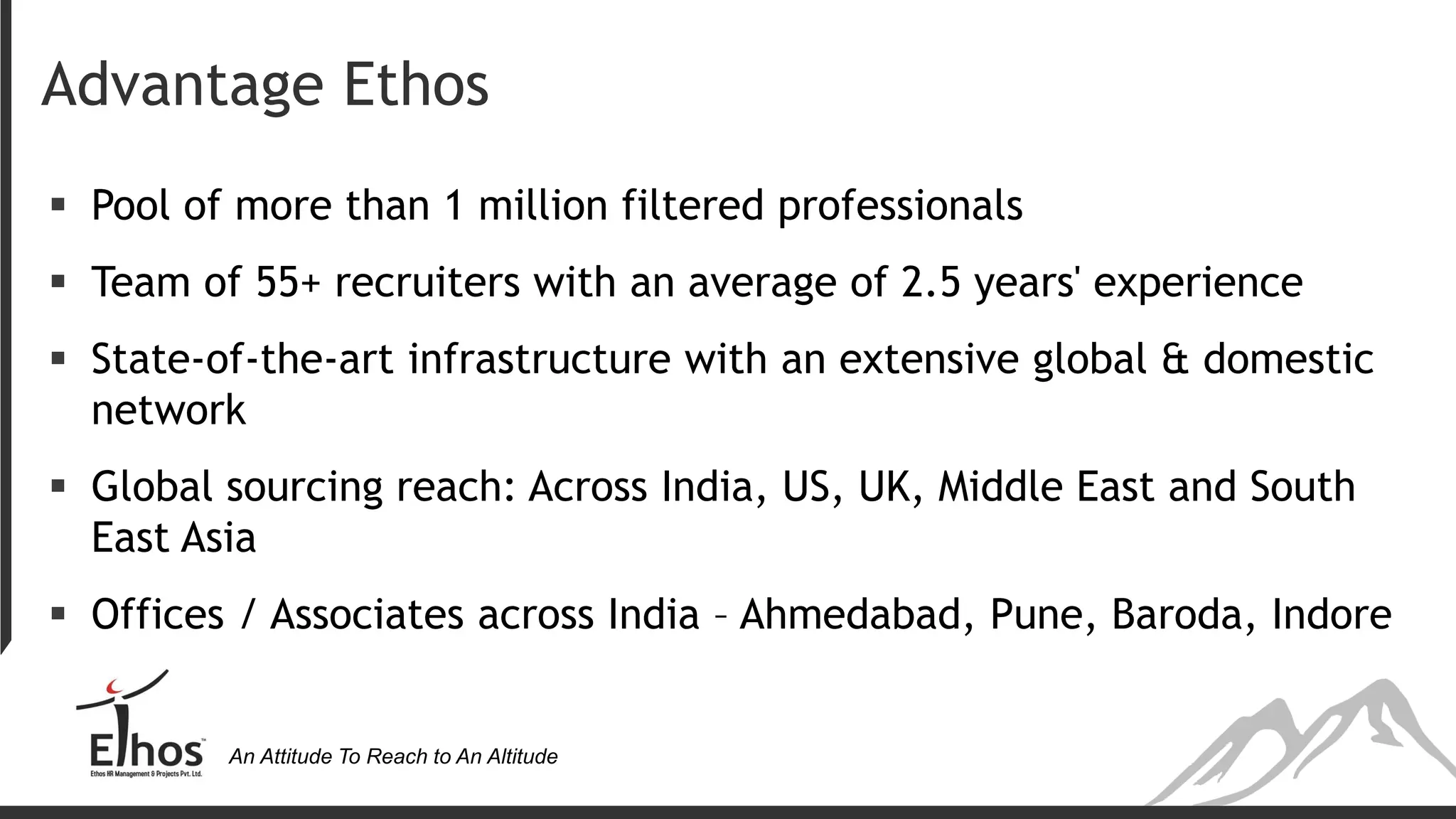 Corporate Profile _ Ethos | PPT