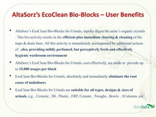 AltaSorz Waterless Urinal solution (1) | PDF