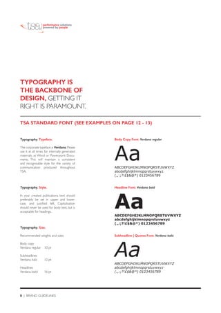 TSA Solutions_Corporate Branding Guidelines_Sept2015 | PDF