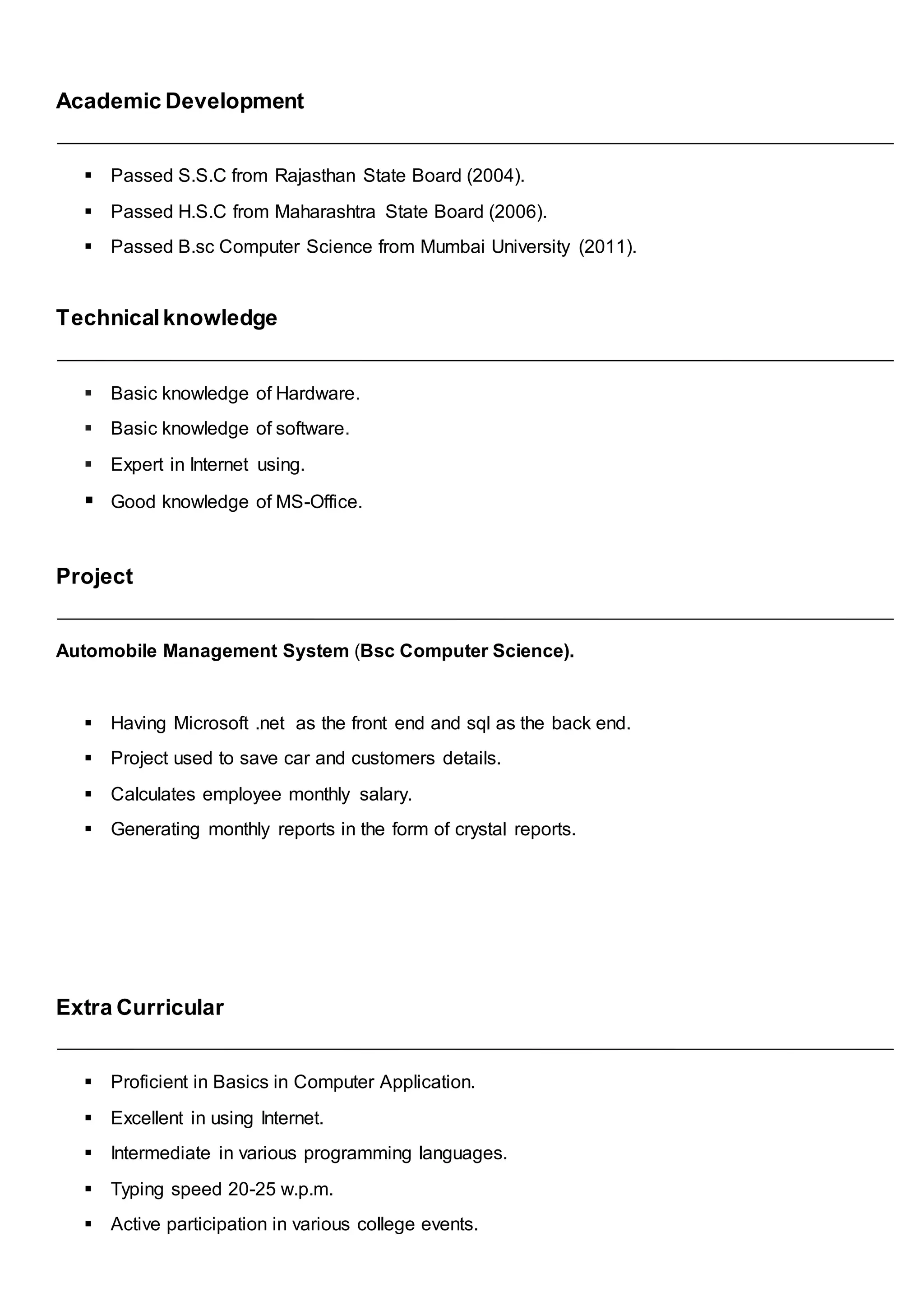 KARAN SINGH RESUME | DOCX | IT and Internet Support | Internet