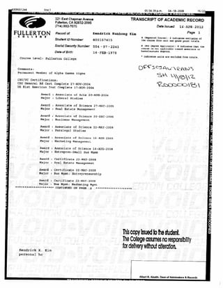 cal state long beach transcript | PDF