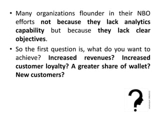 Tailoring Next Best Offers (NBOs) using Real Time Big Data Analytics | PPTX