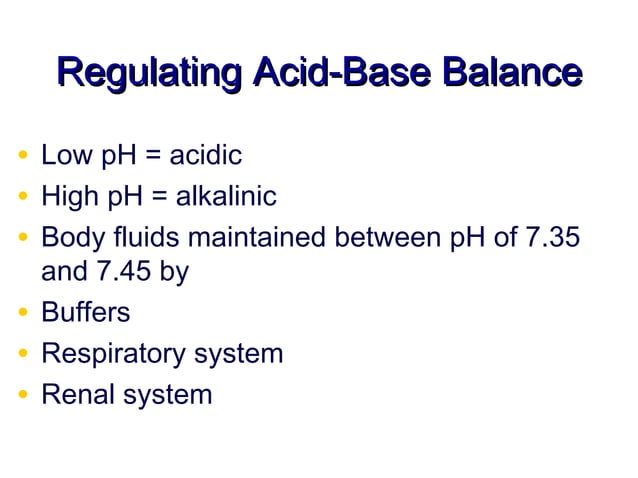 fluid, electrolytes, acid base balance