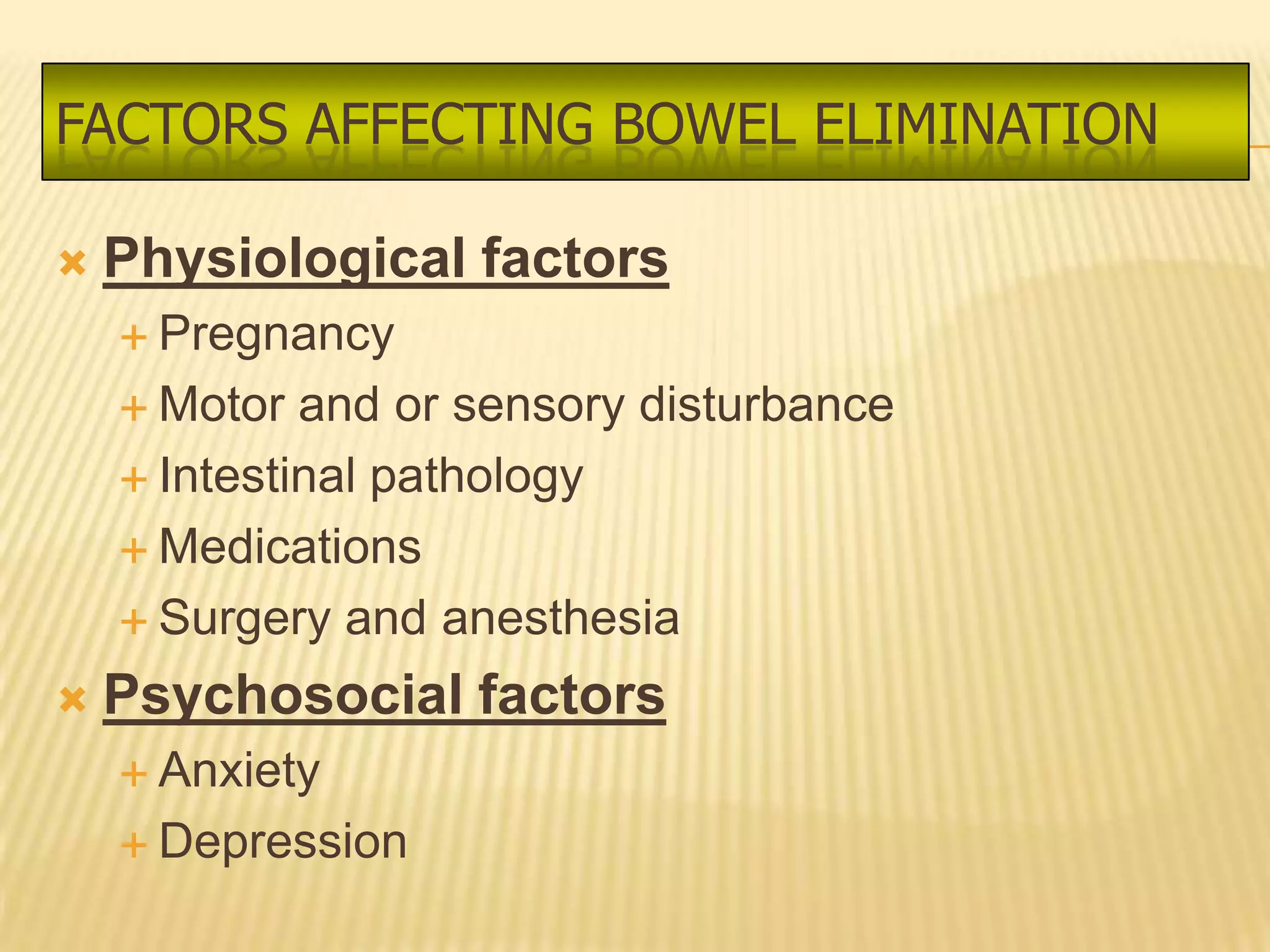 elimination, nursing | PPTX