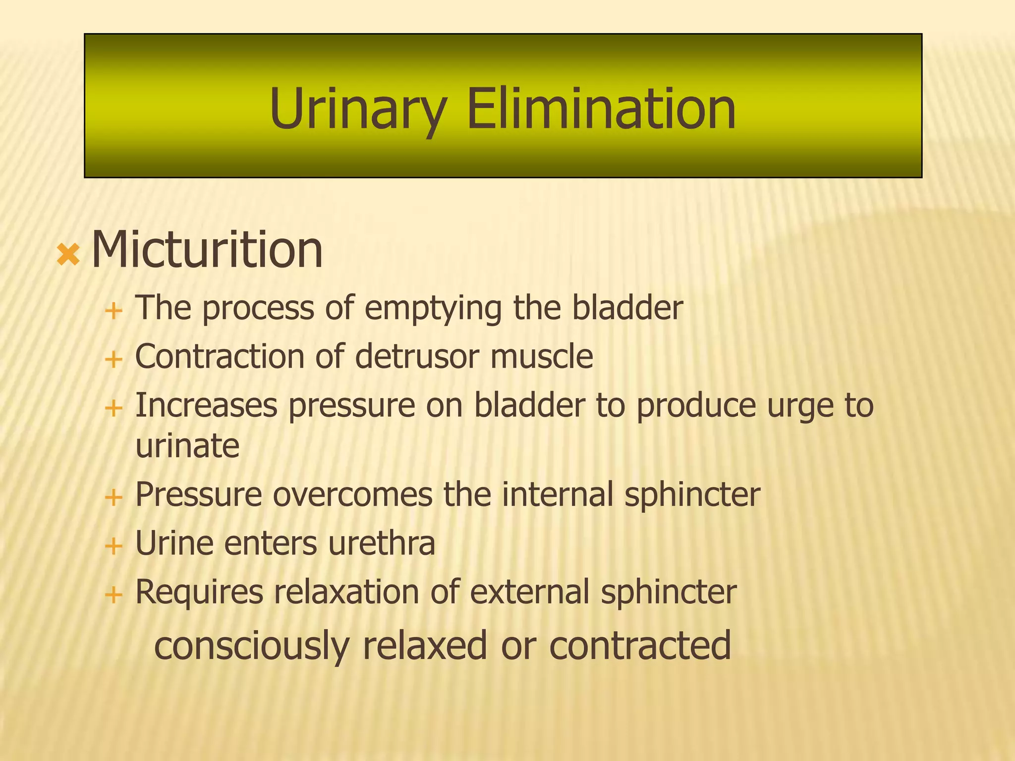 elimination, nursing | PPTX