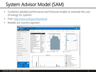 53 aron p_dobos_recent_and_planned_improvements_to_the_system_advisor_model_sam | PPT