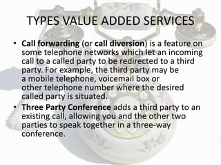 COMPARISON OF FIXED LINE SERVICES | PPT