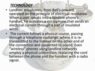 COMPARISON OF FIXED LINE SERVICES | PPT