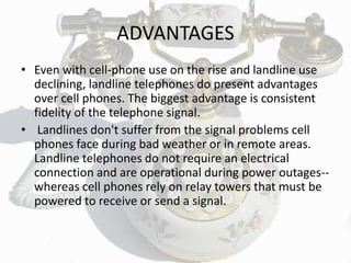 COMPARISON OF FIXED LINE SERVICES | PPT