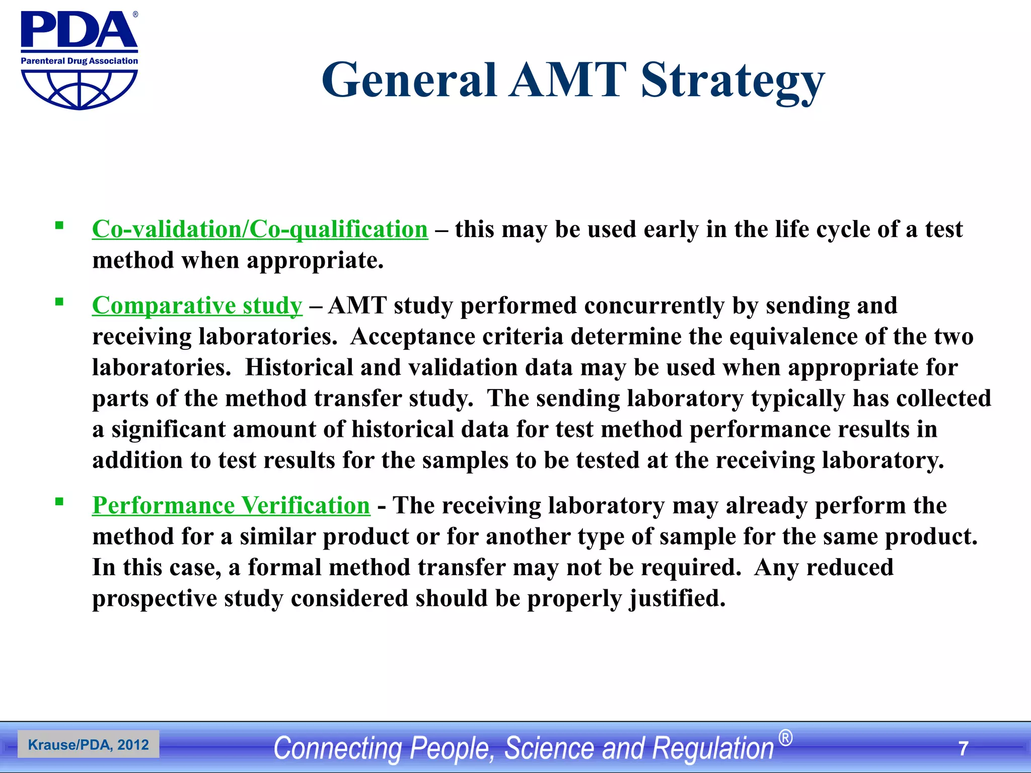 The Analytical Method Transfer Process SK-Sep 2013 | PPT