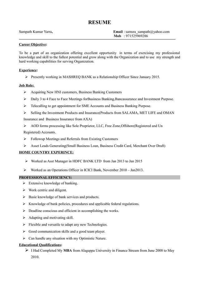 New Resume word | PDF