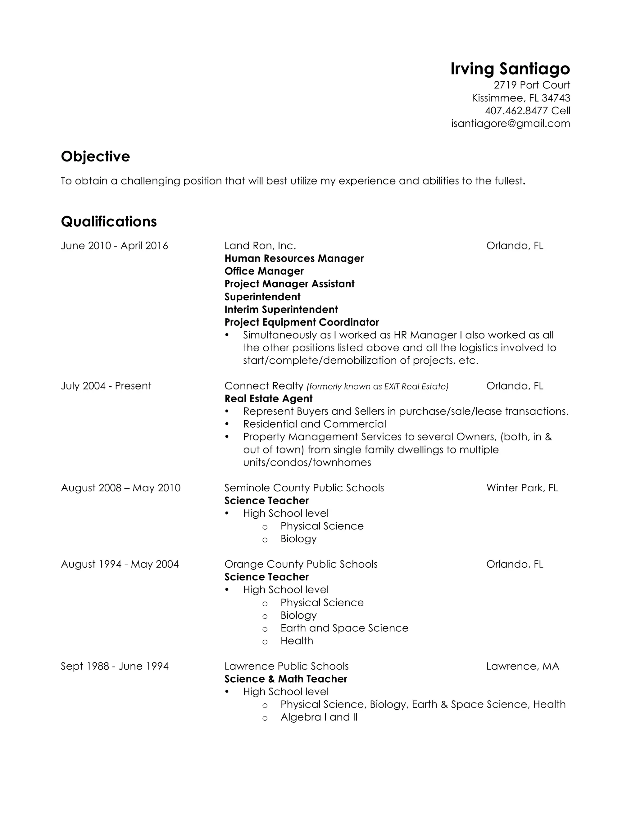 Irving_Resume_Revised | PDF