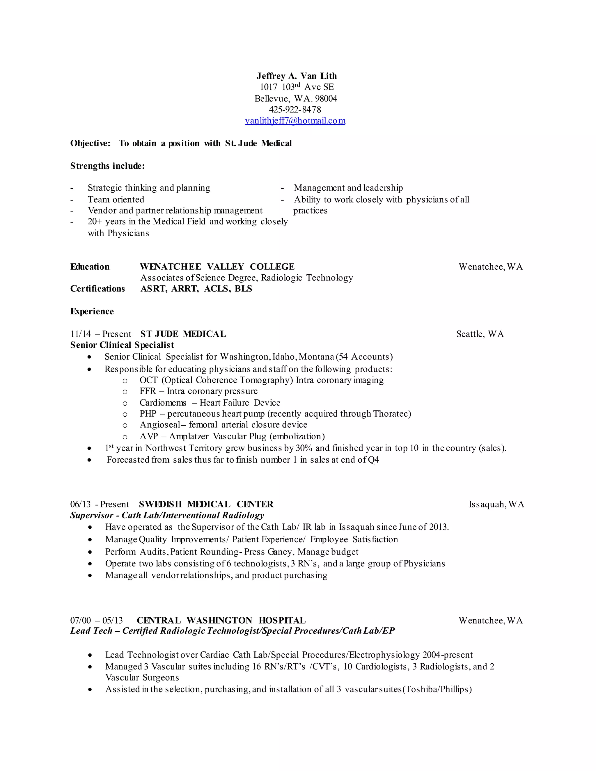 092914_Jeff Van Lith_resume | DOCX