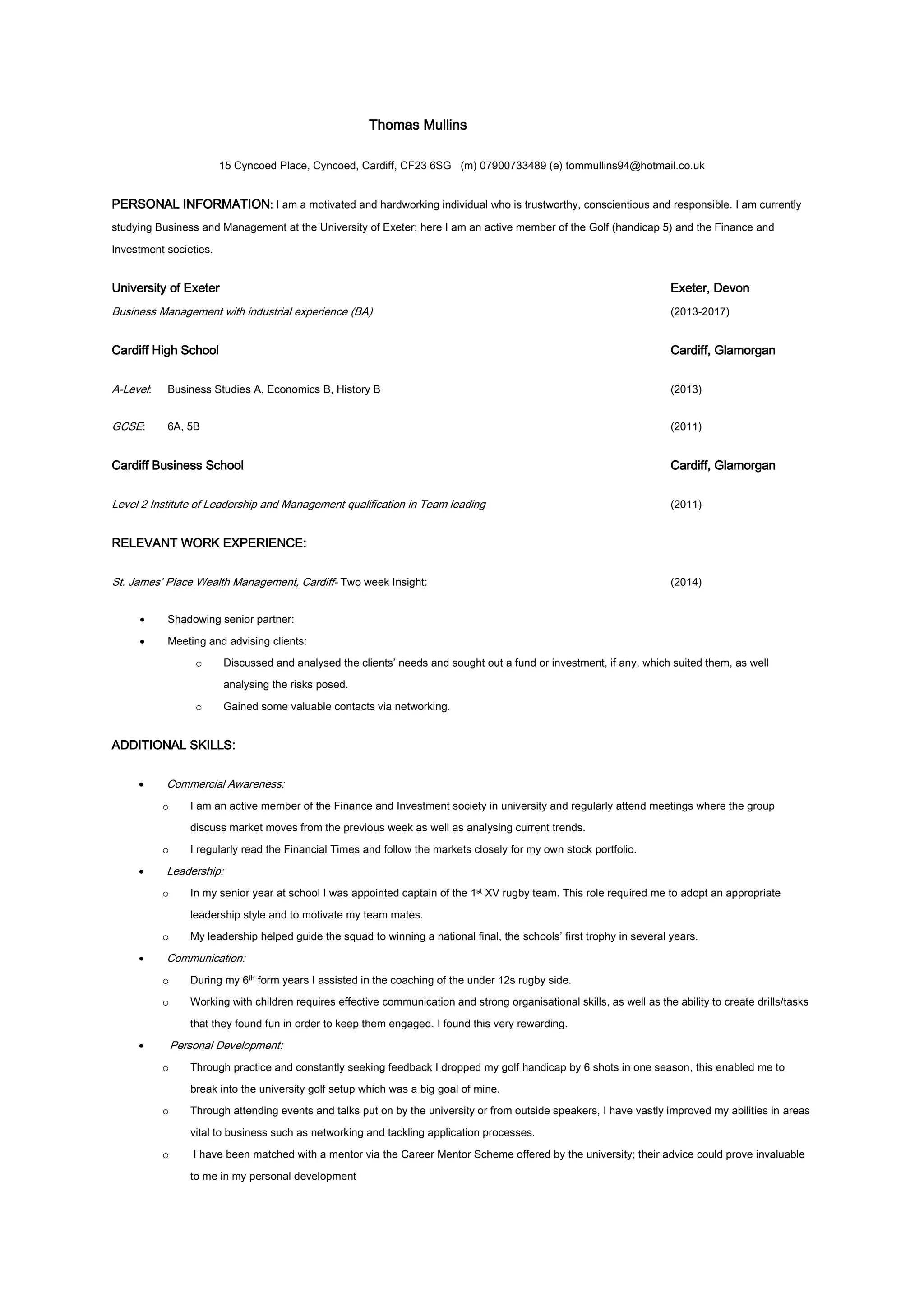 RESUMECV_TOM_MULLINS | PDF