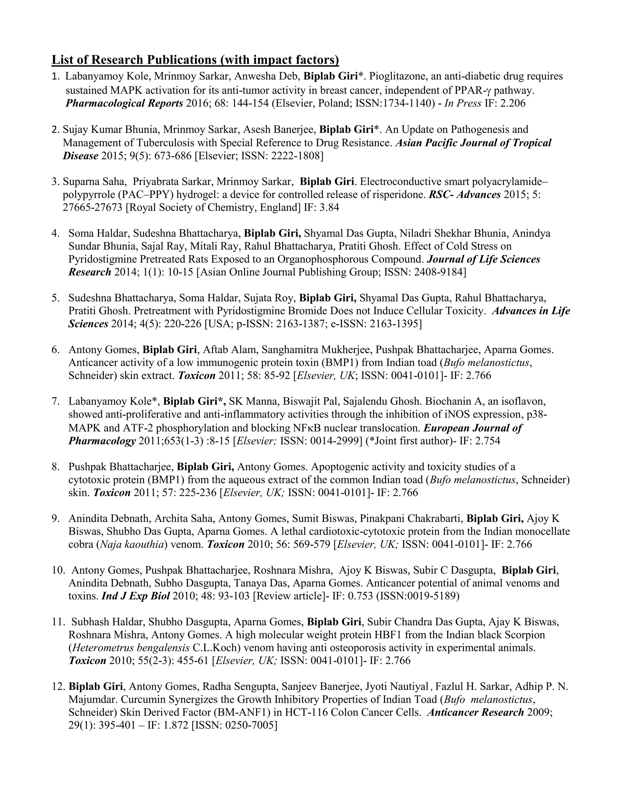 Biplab Giri_CV | PDF