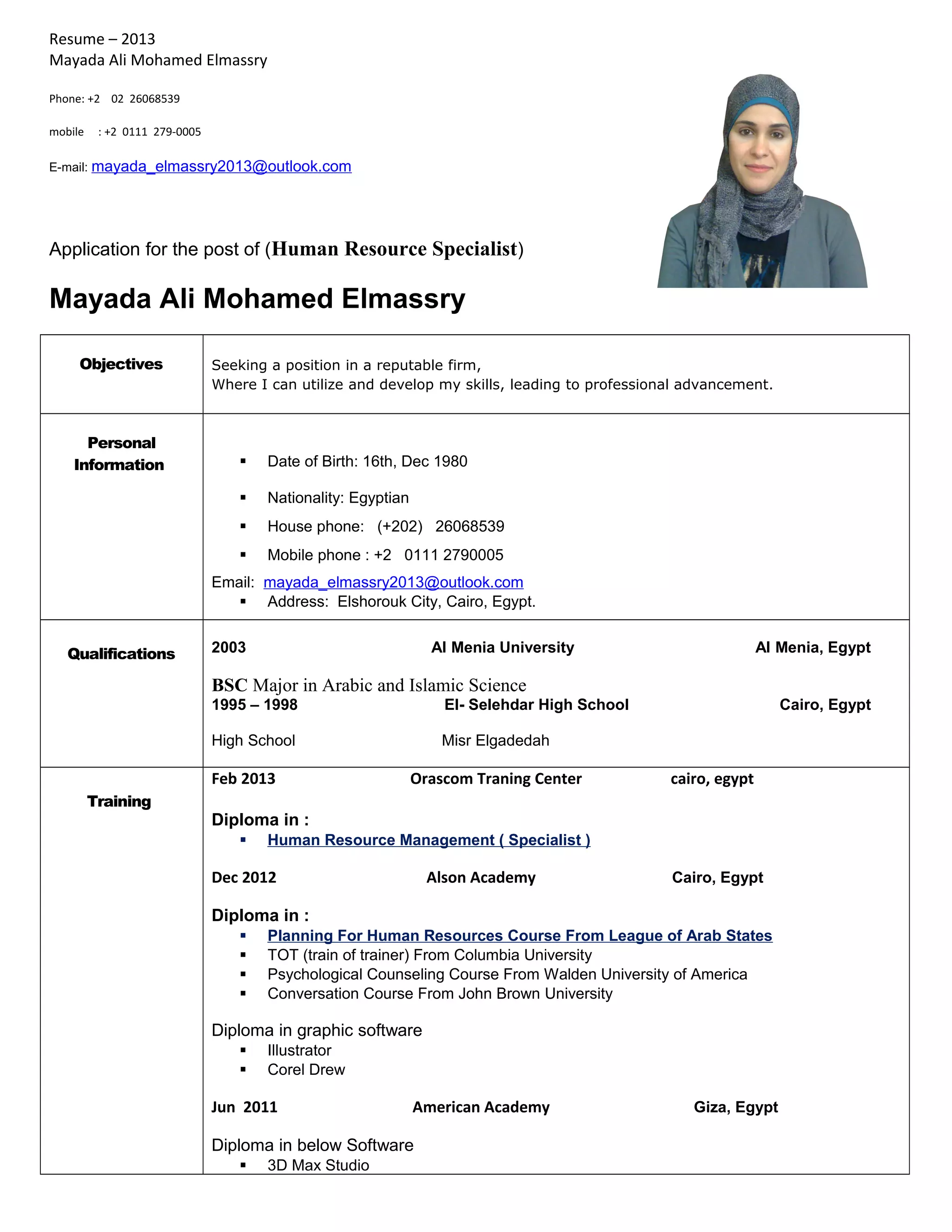 Mayada Ali Mohamed | DOC