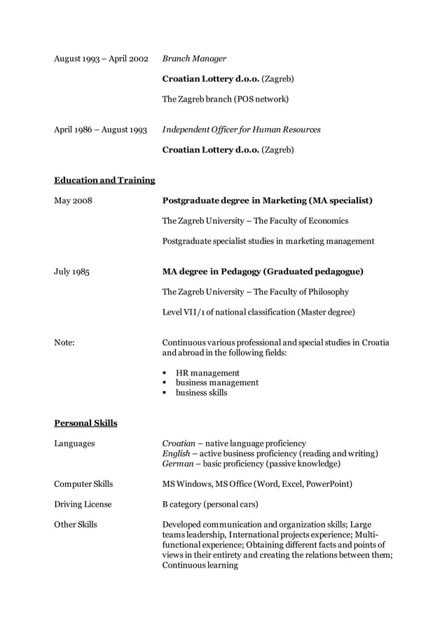 CV_English_Vesna_Bakran | PDF