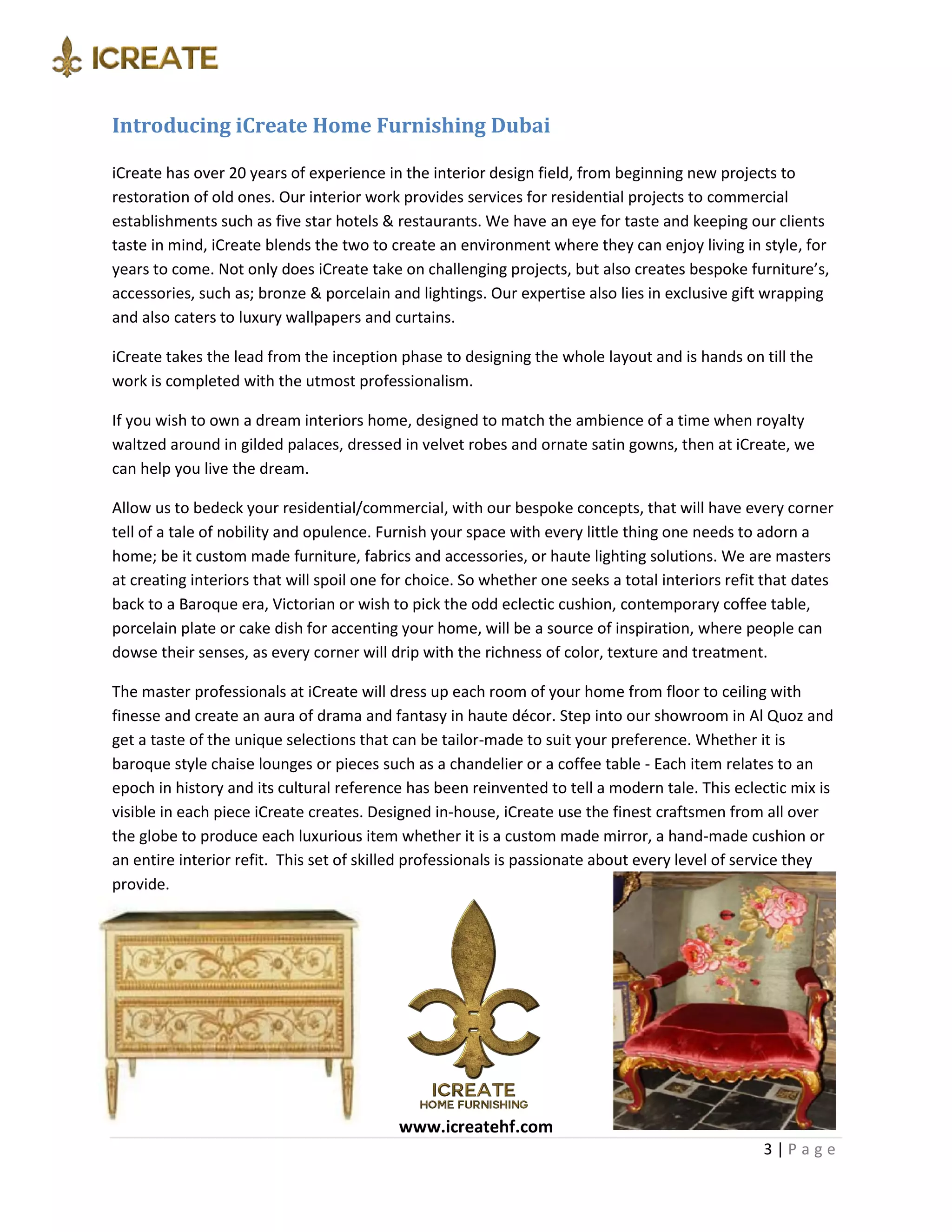 iCreate - Company Profile | PDF