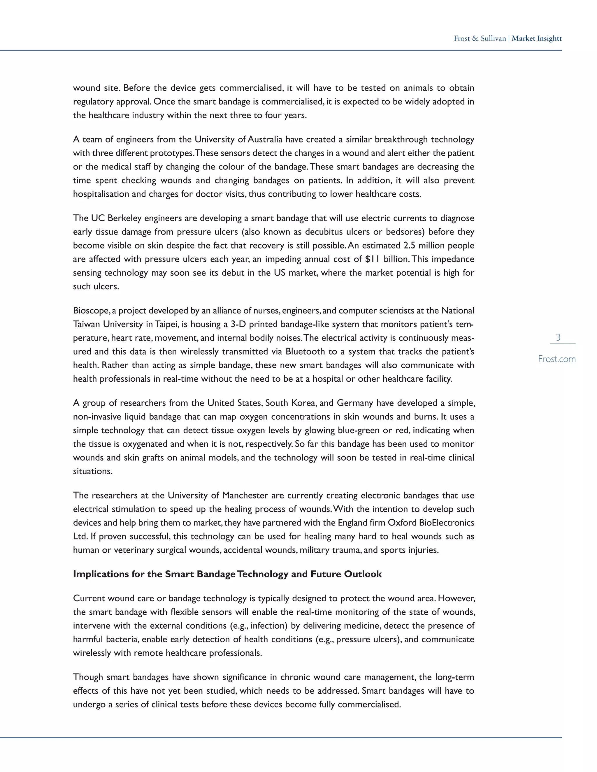 Can Smart Bandages be the Next Negative-pressure Wound Therapy | PDF