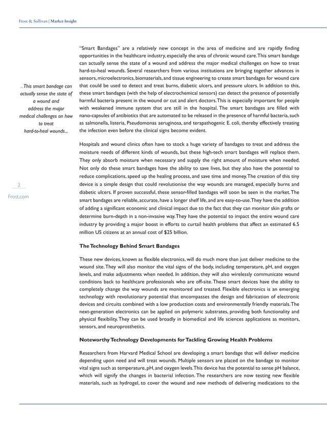 Can Smart Bandages be the Next Negative-pressure Wound Therapy | PDF