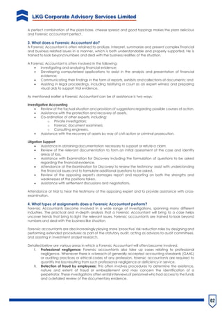 Forensic Accounting by LKG | PDF