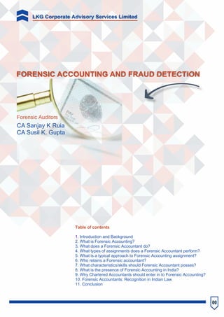 Forensic Accounting: Detecting Fraud | PDF