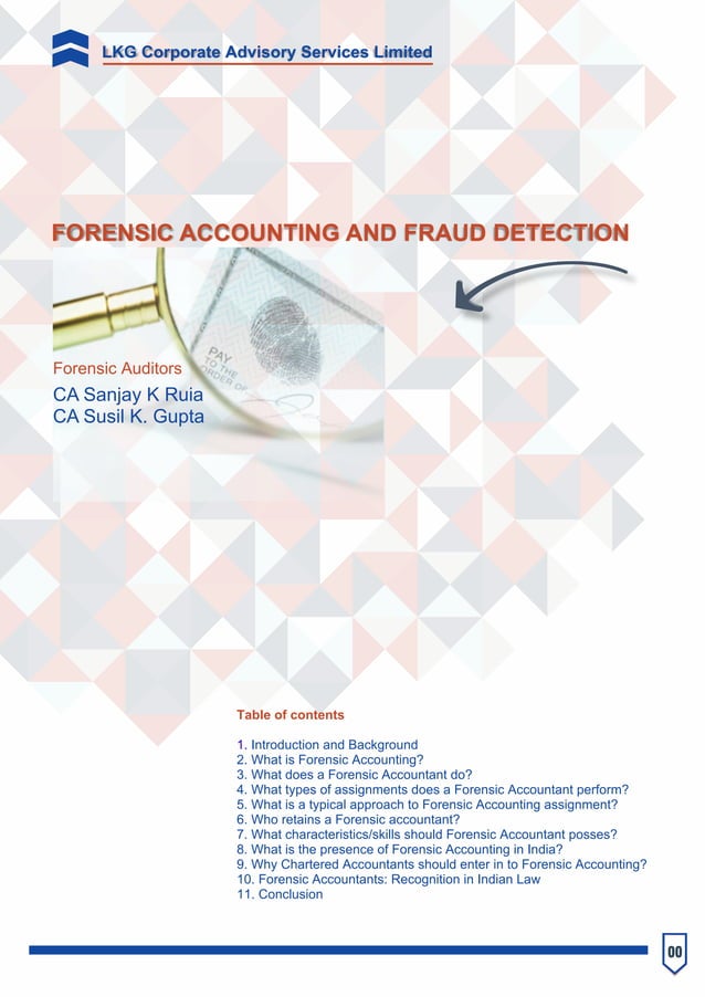 Forensic Accounting: Detecting Fraud | PDF