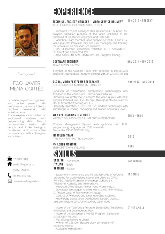 CV_Fco_Mena_EN_2015 | PDF