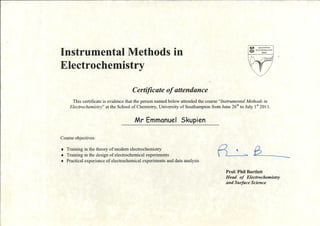 Instrumental Methods in Electrochemistry | PDF