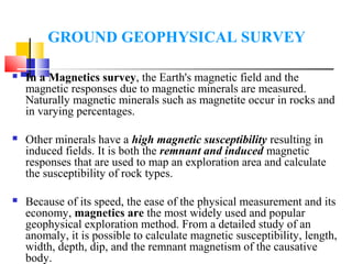 Ground Geophysical Survey Methods | PPT