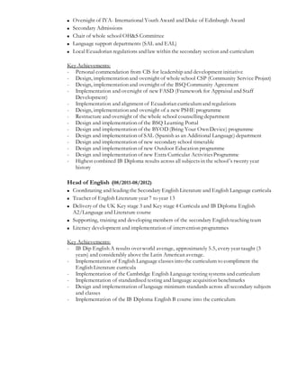 Marcus Felsman CV | PDF