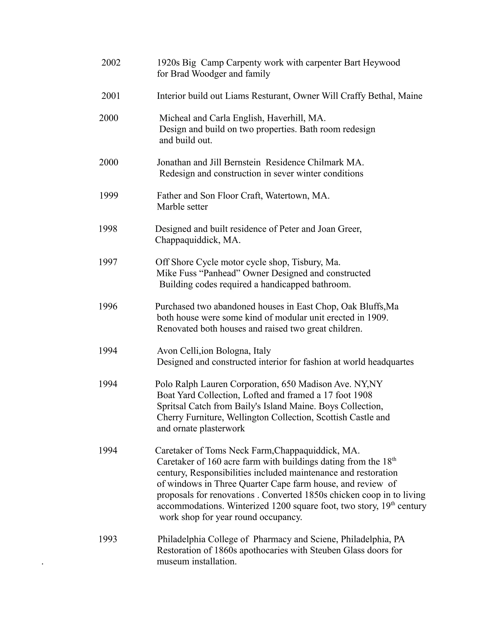 current resume2016 | ODT | Remodeling & Construction | Home & Garden