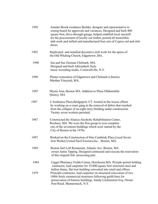 current resume2016 | ODT | Remodeling & Construction | Home & Garden