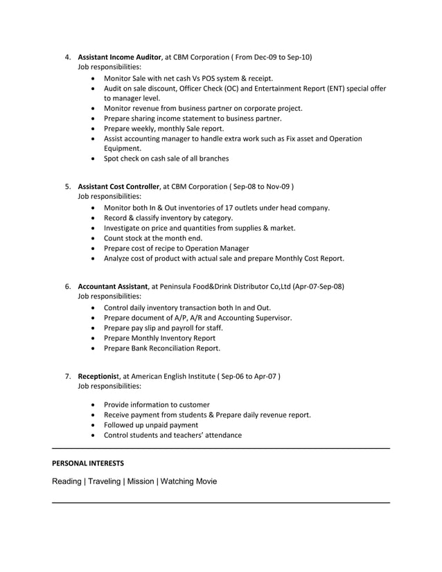 Roath-CV | PDF | Credit Cards | Personal Debt