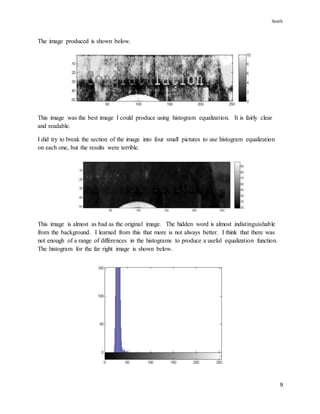 Image Processing Homework 1 | PDF