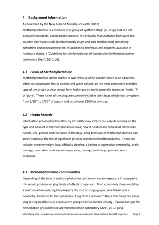 Identifying and remediating methamphetamine contamination in New ...