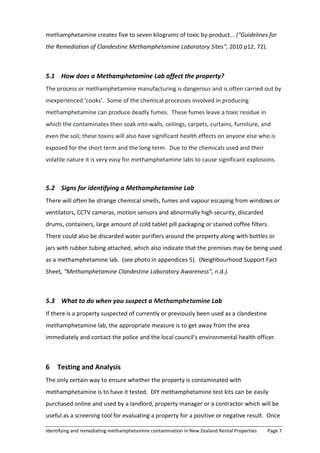 Identifying and remediating methamphetamine contamination in New ...
