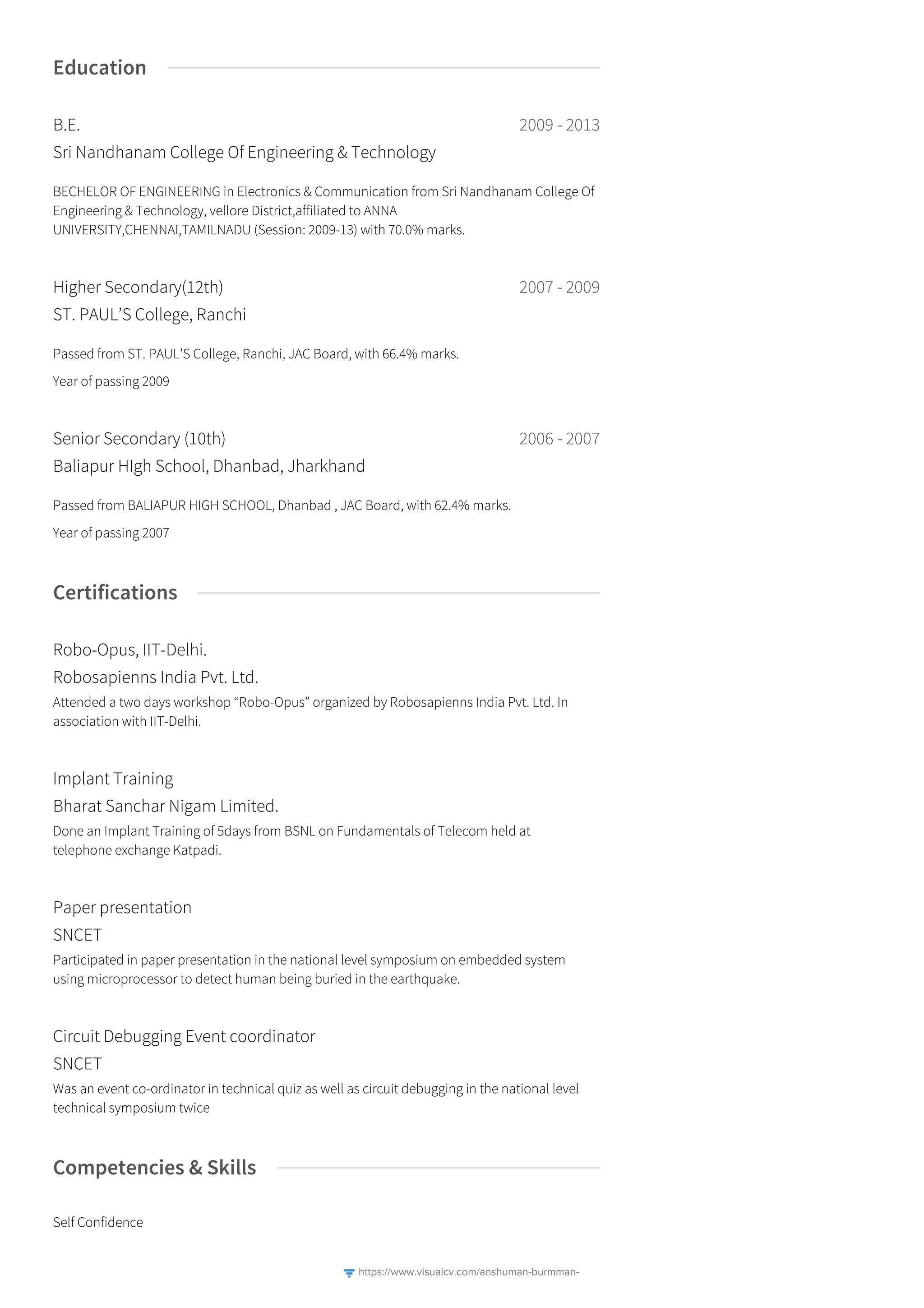 Anshuman_Burmman _visualcv_resume | PDF