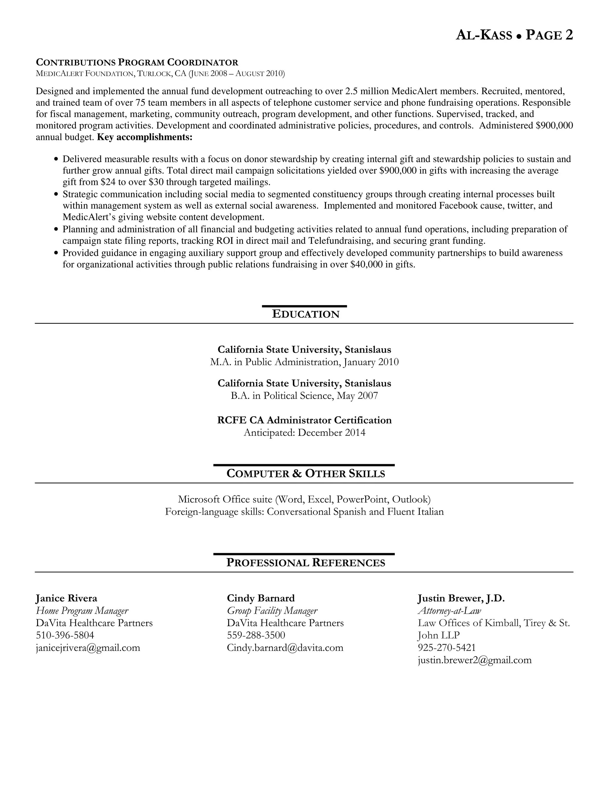 A.Slusher Resume | PDF