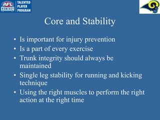 Core and Stability for Injury Prevention | PPT