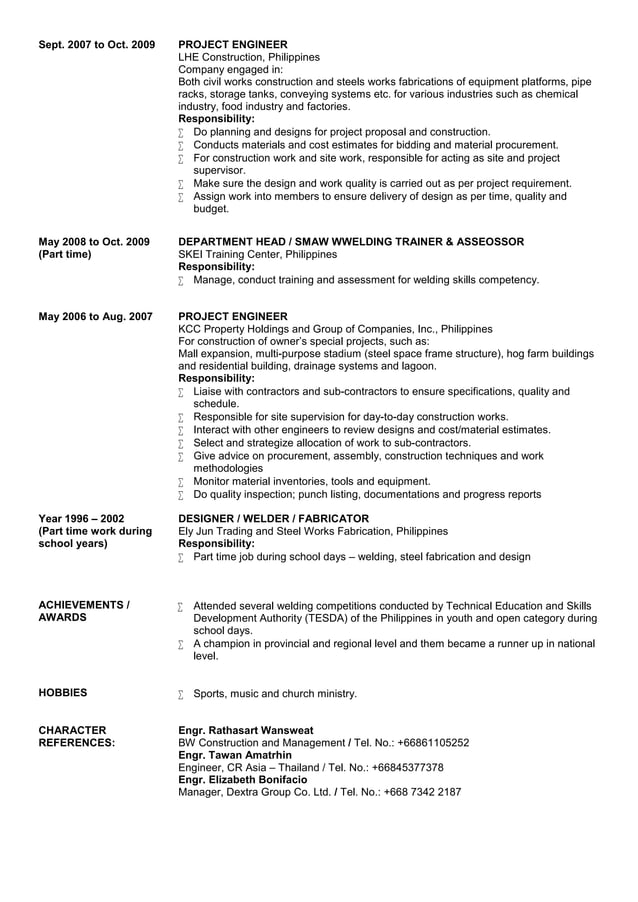 JEFFREY UBALDO CV | PDF