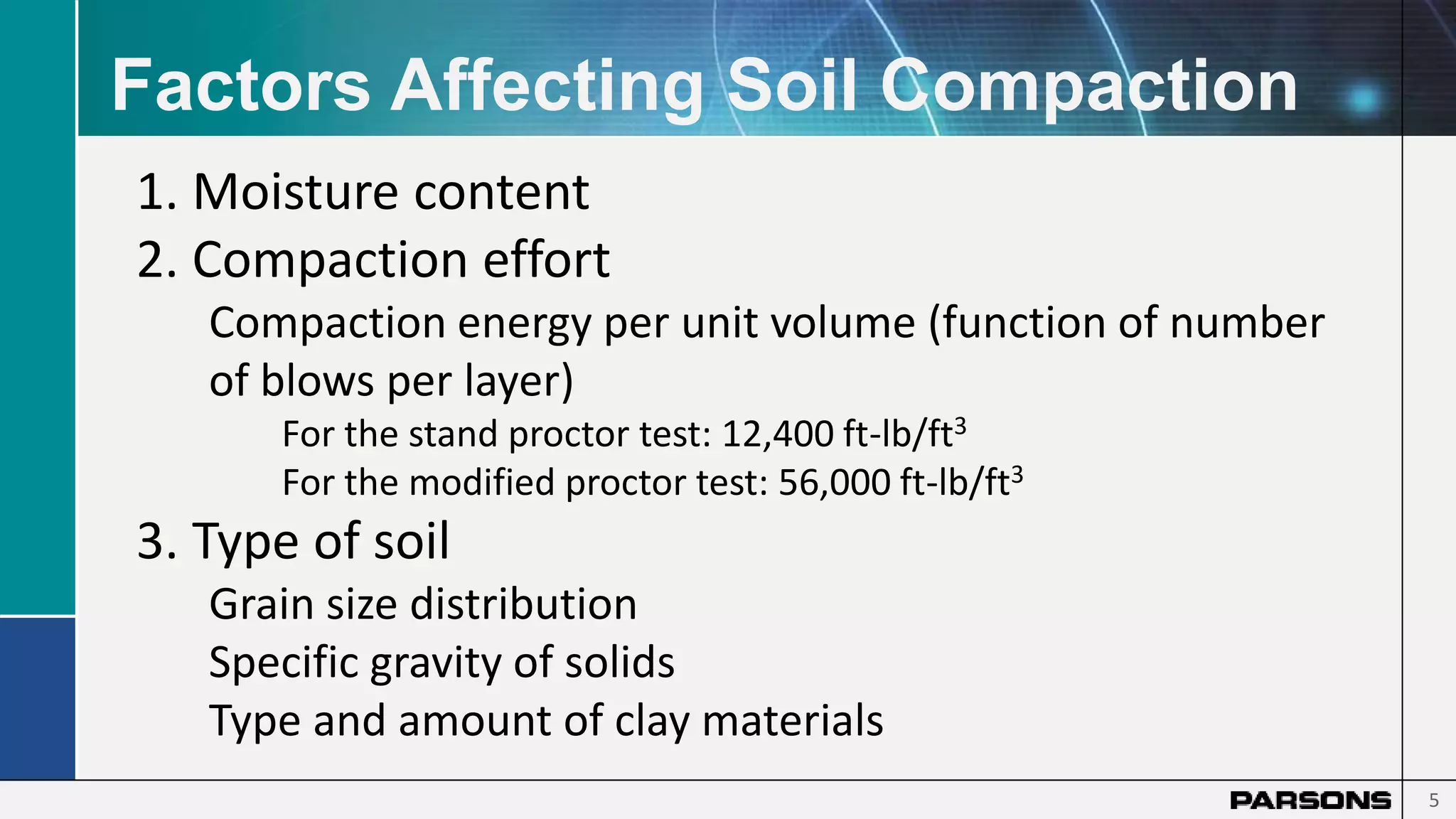 Soil Compaction | PPTX