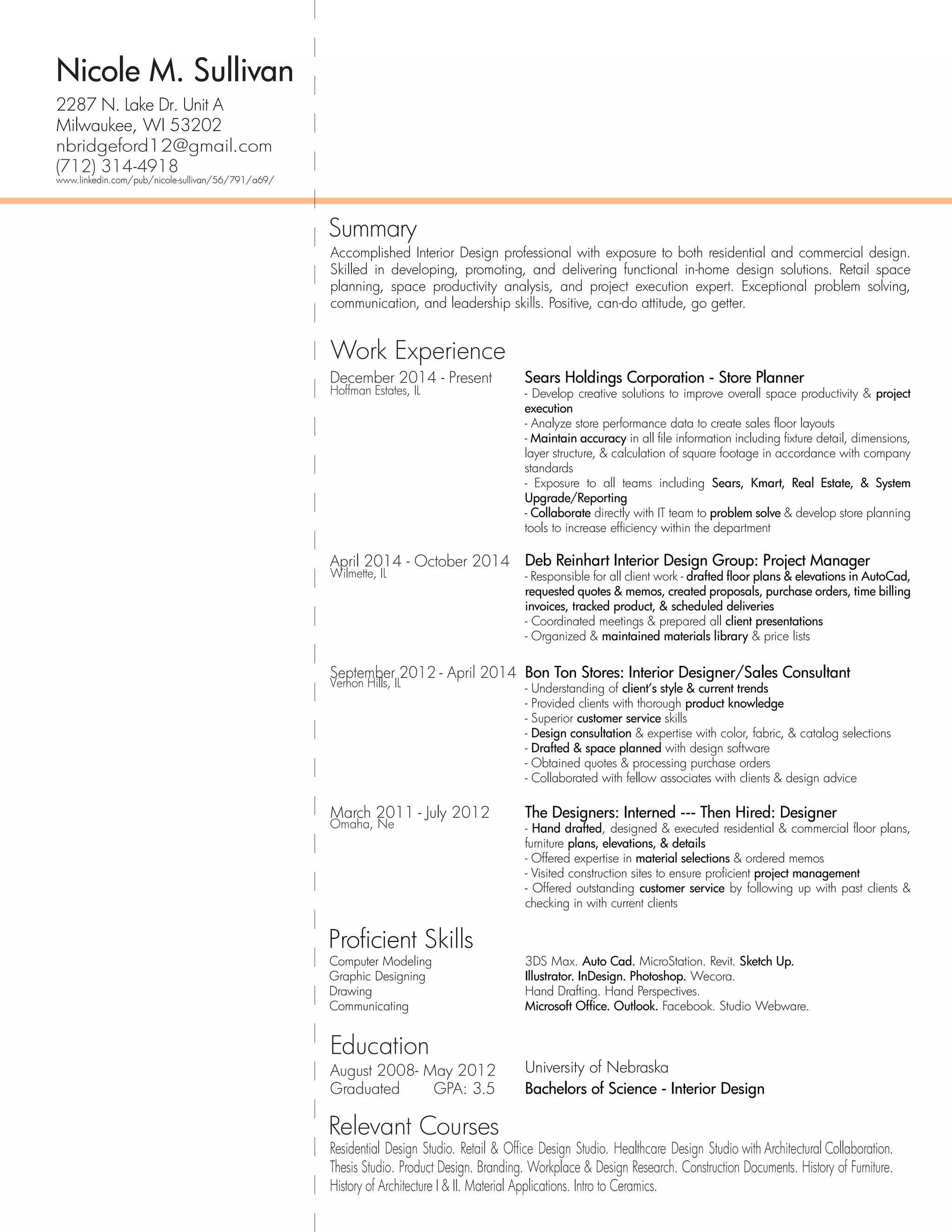 Nicole Sullivan Resume | PDF