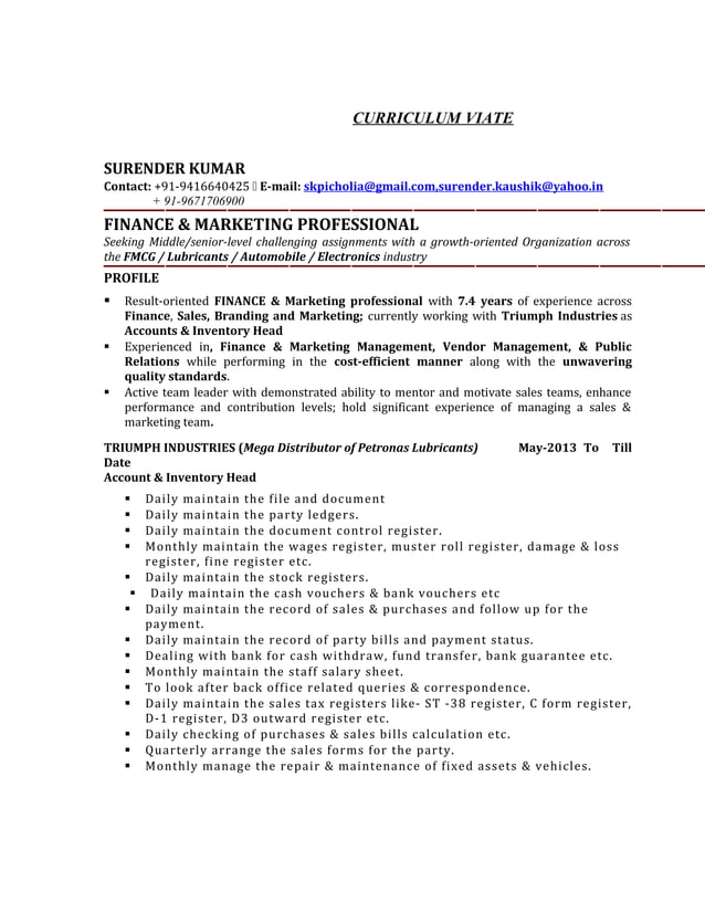 CURRICULUM_VITAE_SK_KAUSHIK_ New | PDF