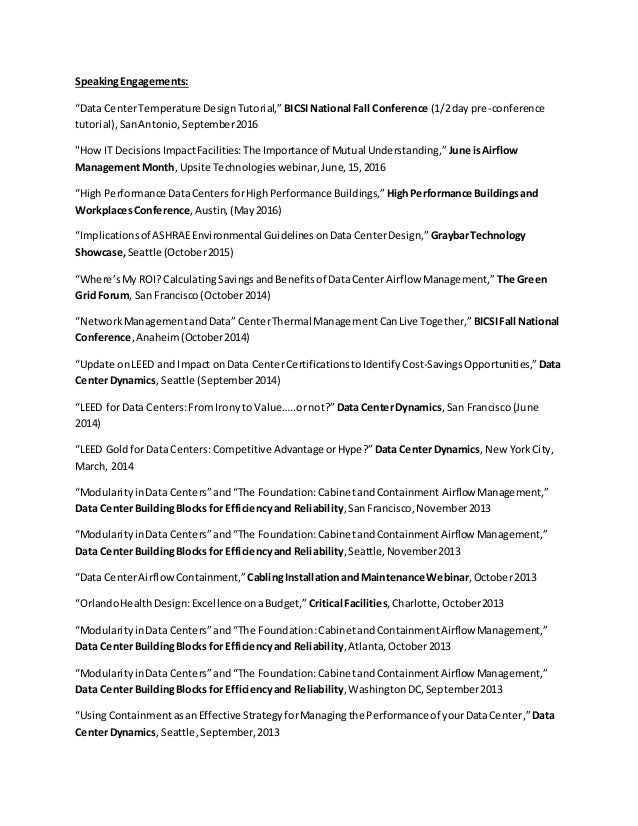 Speaking Engagements